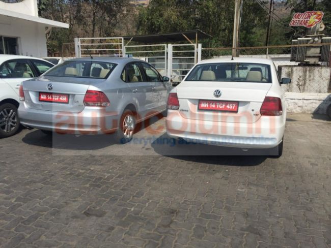 Volkswagen Vento facelift spotted » MotorOctane
