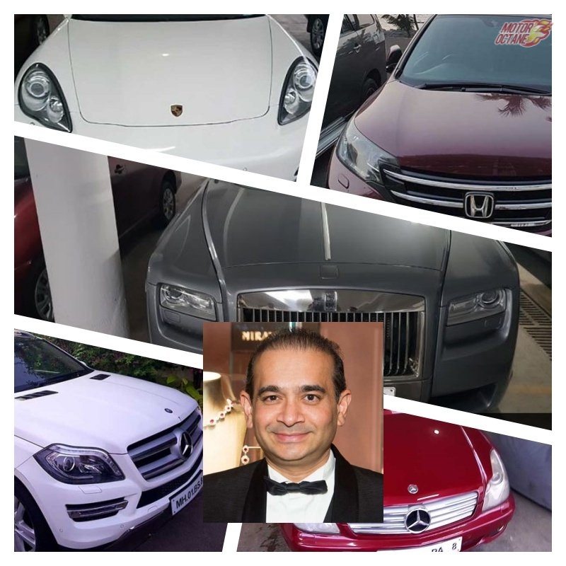 Luxury cars of Nirav Modi, Rolls Royce, Porsche, Mercedes-Benz