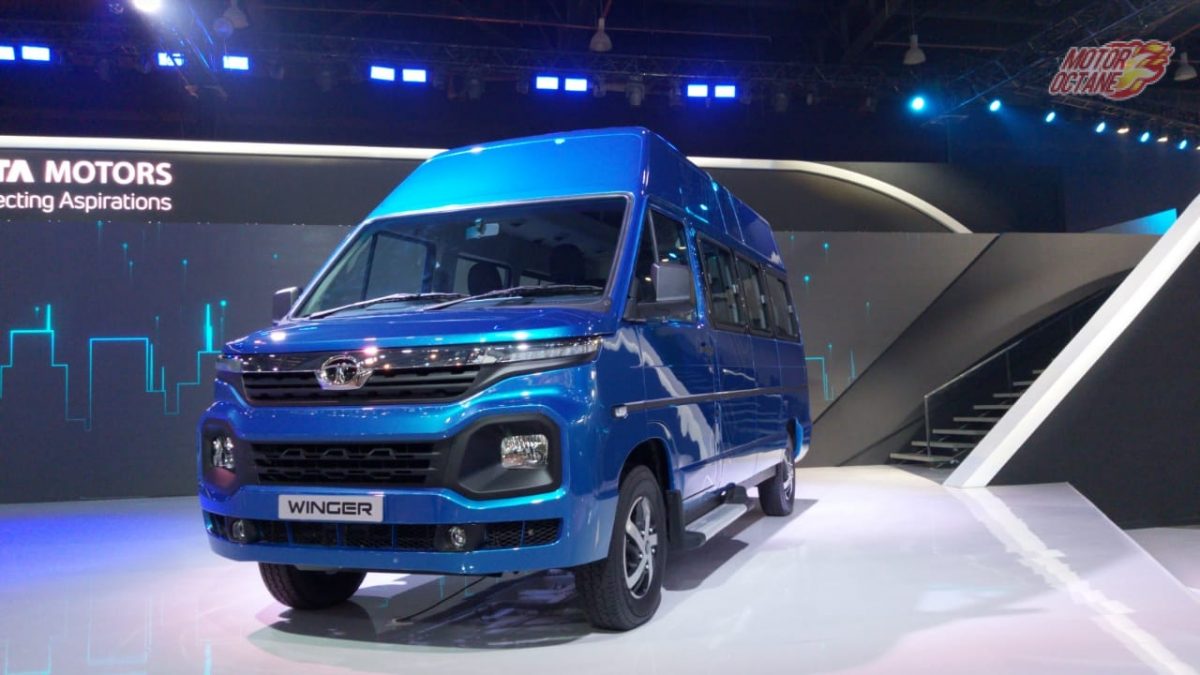 Tata Winger facelift unveiled- Auto Expo 2020 » MotorOctane