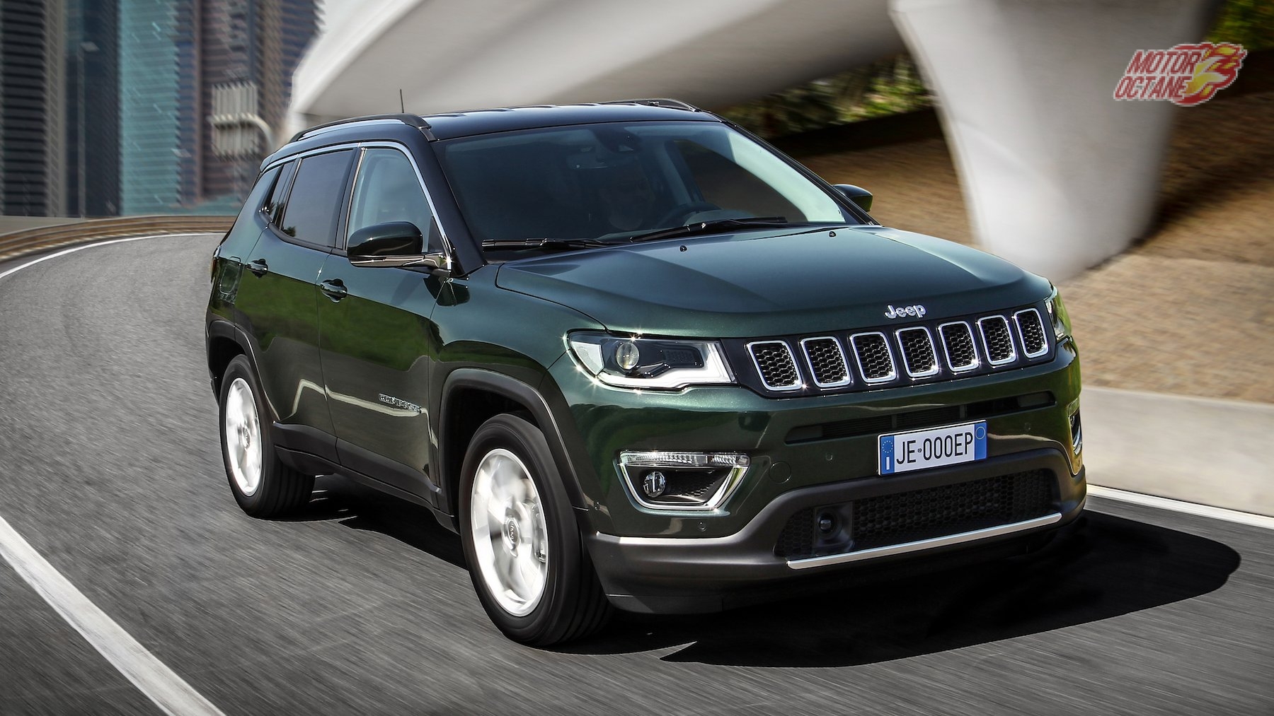 Jeep Compass Facelift 2021 Petrol spotted in India » MotorOctane