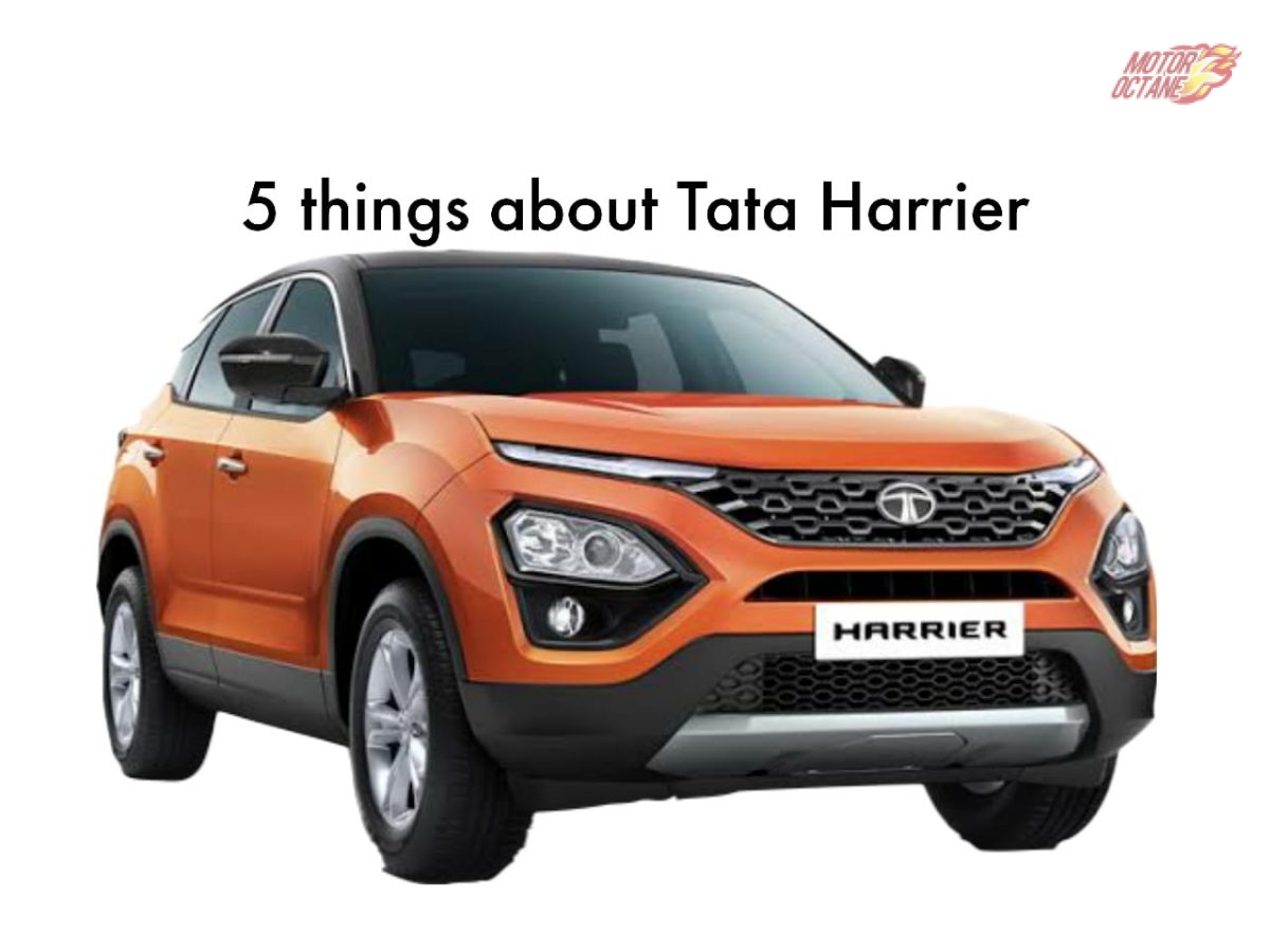 5 Unique features on the Tata Harrier » MotorOctane