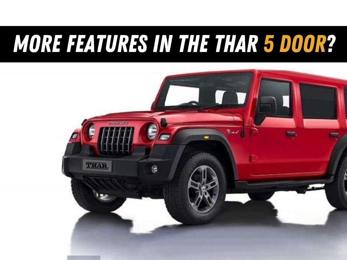 Features Thar 5 door will get over 3 door version » MotorOctane