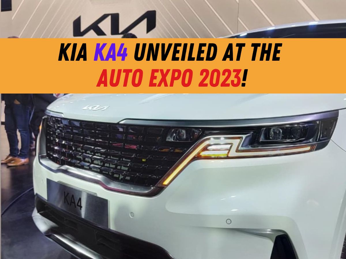 Kia KA4 showcased in India! Looks Massive! » MotorOctane