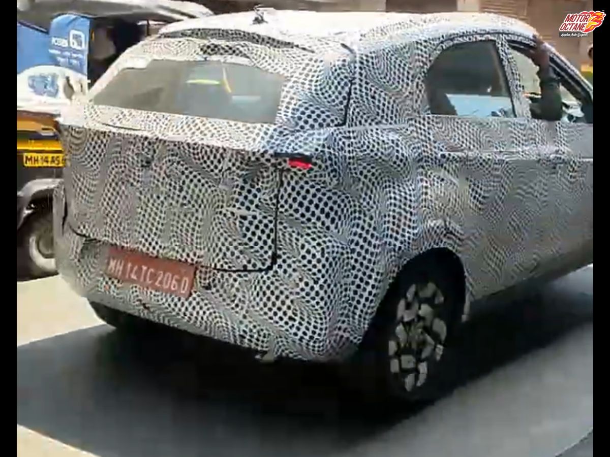 New Tata Nexon spotted with a new feature » MotorOctane