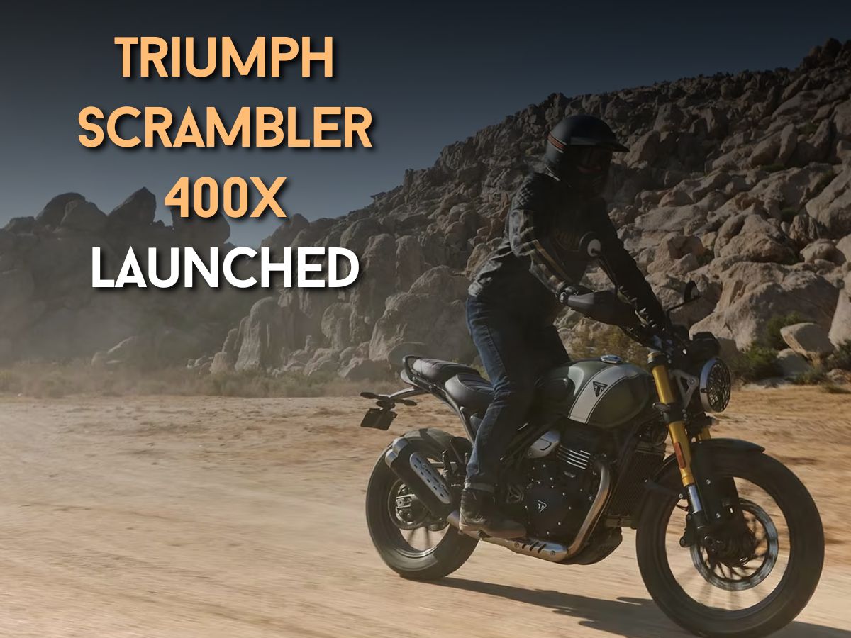 Triumph Scrambler 400X Launched » MotorOctane