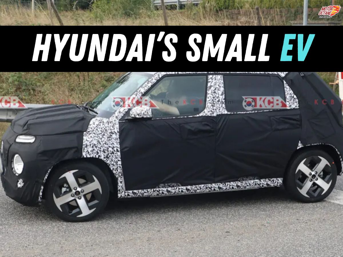 Hyundai's small EV spotted testing! Exter EV? » MotorOctane