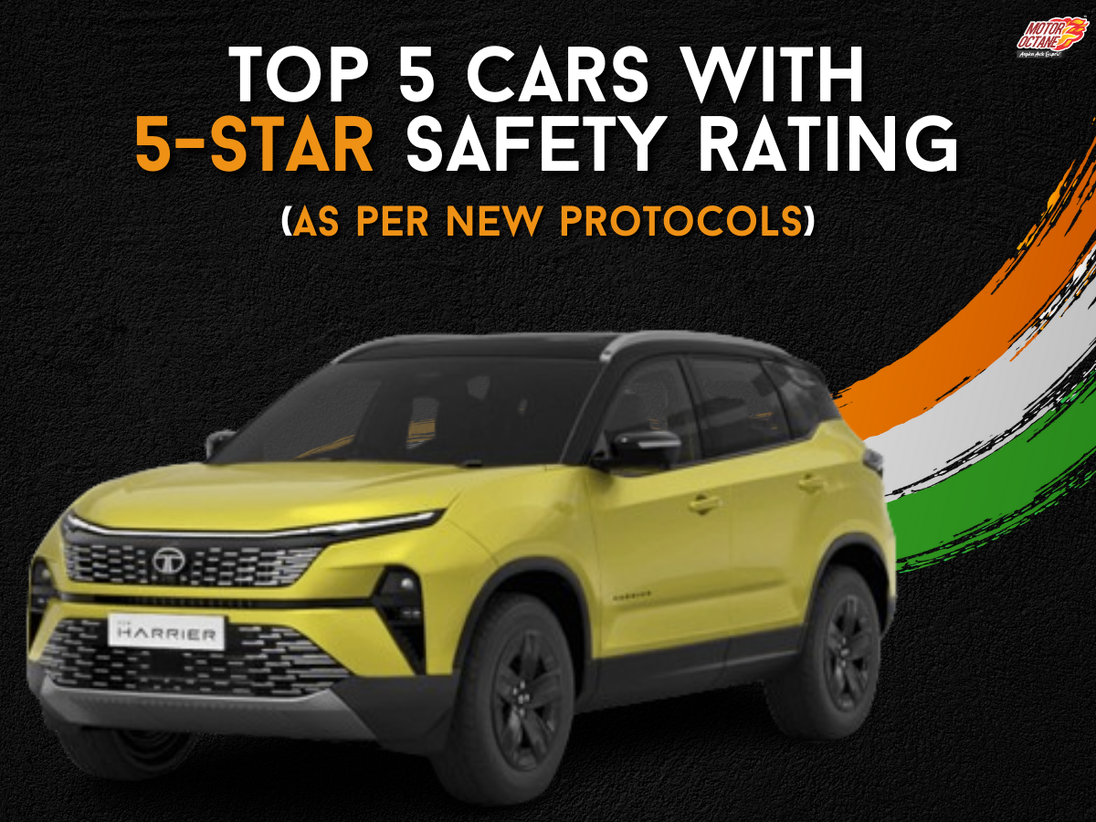 Top 5 cars with 5-star rating as per new protocols » MotorOctane