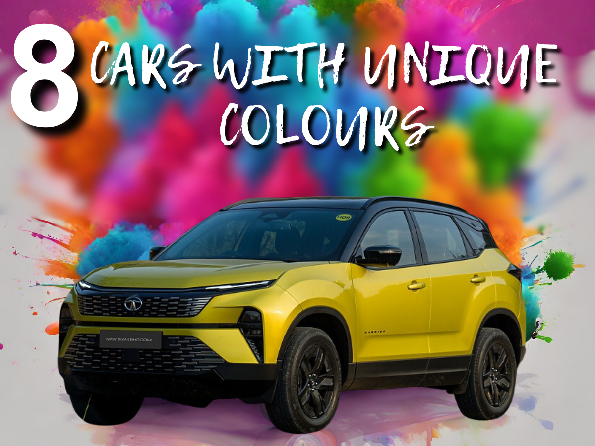 Holi Special - 8 Cars and their Unique Colours! » MotorOctane