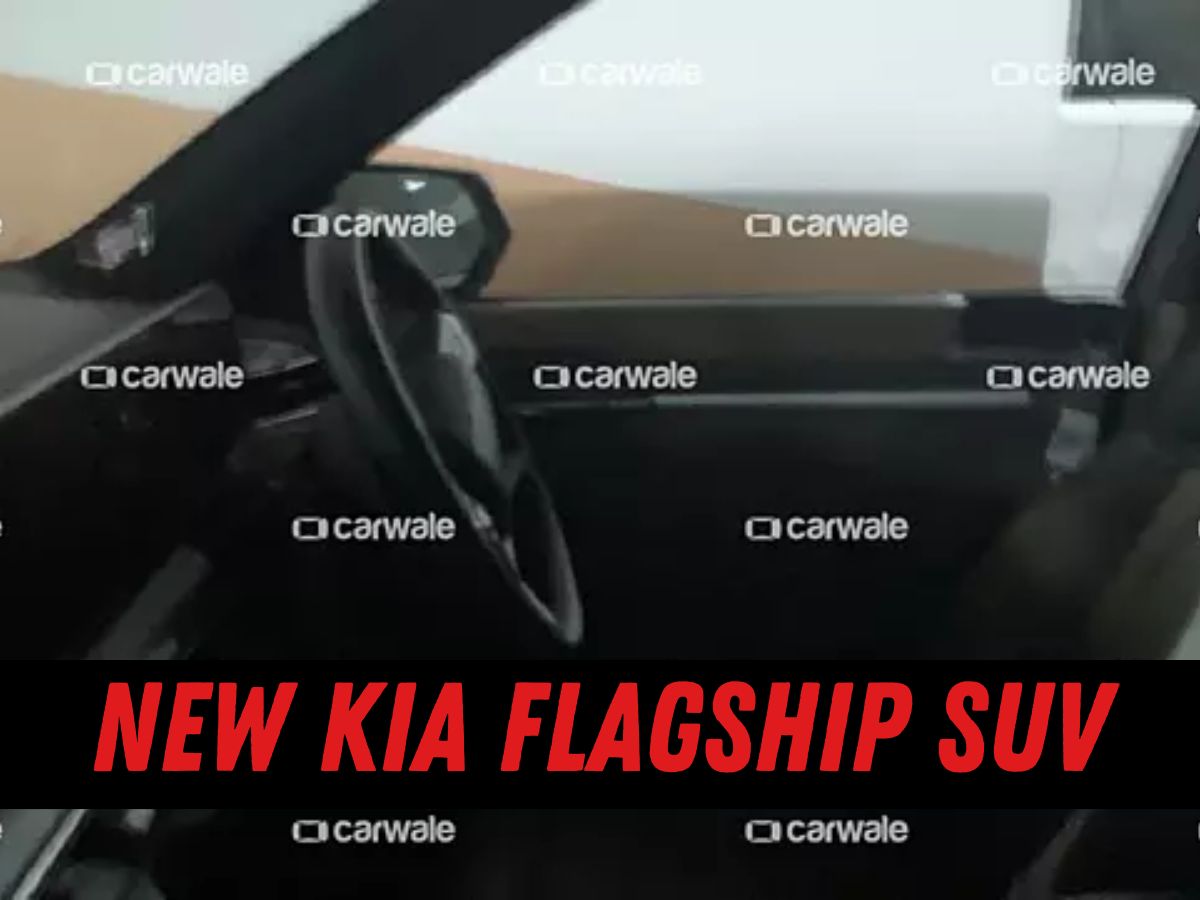 New Kia Flagship SUV Interior Spotted » MotorOctane