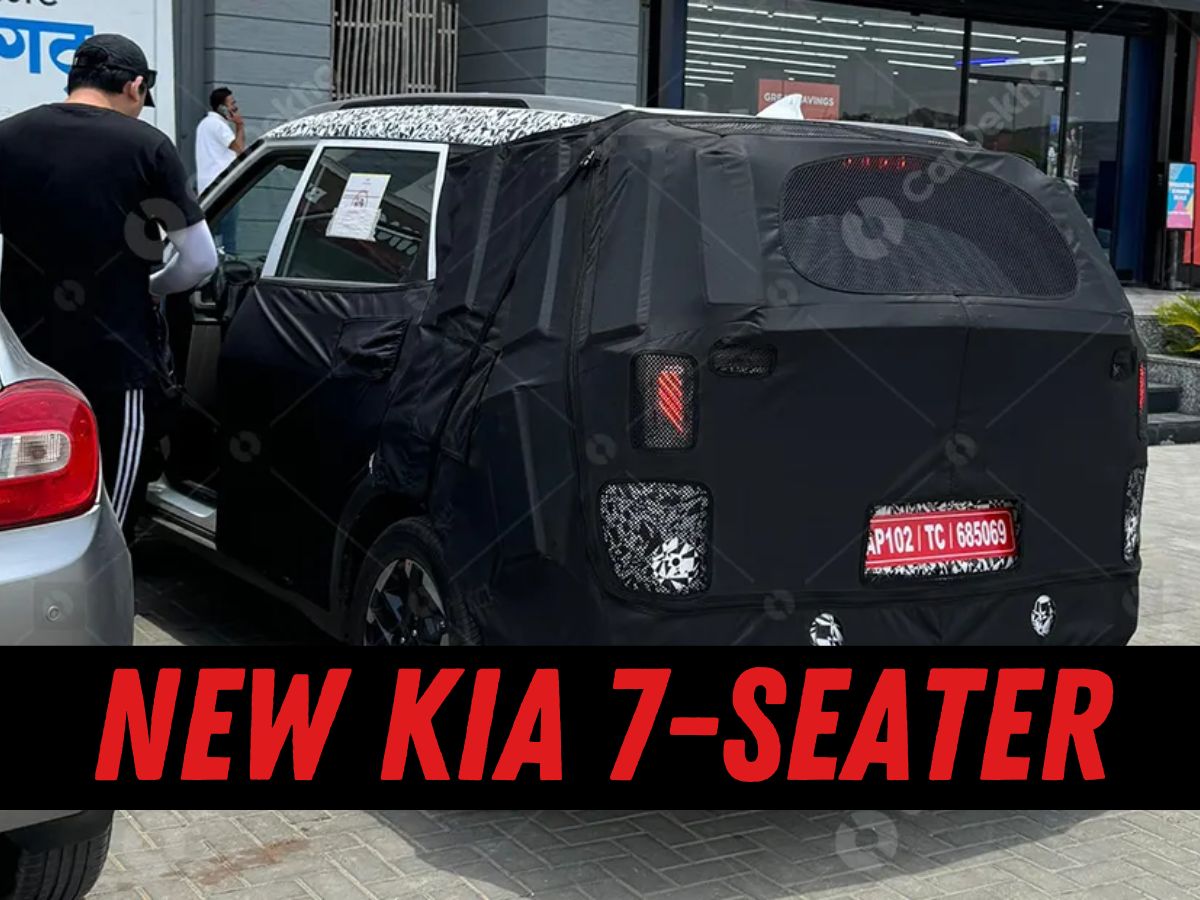 New Kia 7-Seater Spotted Testing In India » MotorOctane