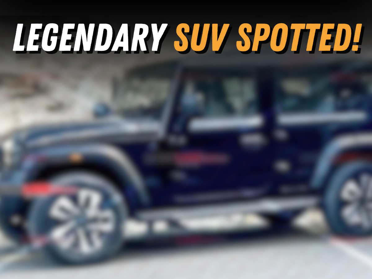 Thar Roxx Side Profile Spied - Legendary Mahindra Design? » MotorOctane