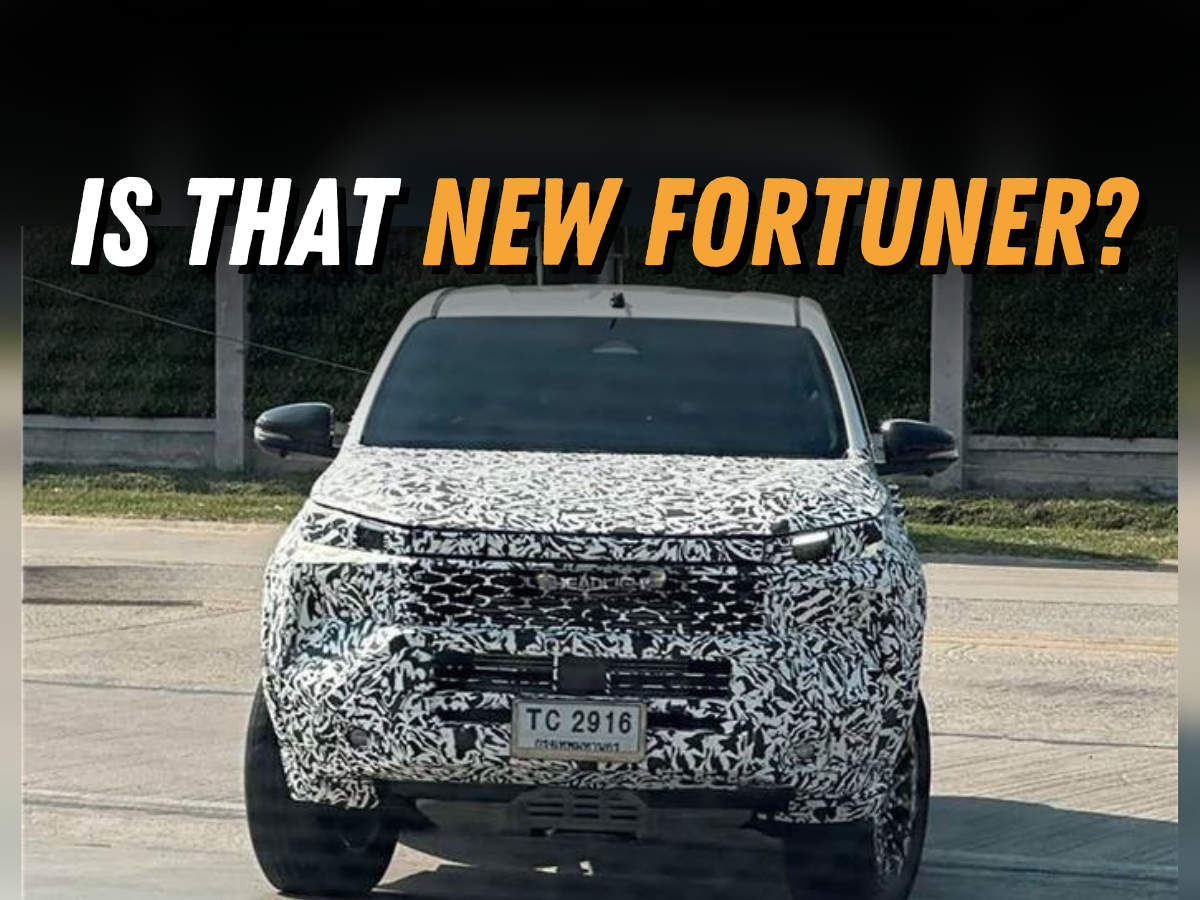 New Toyota Fortuner Spotted For The First Time? » MotorOctane