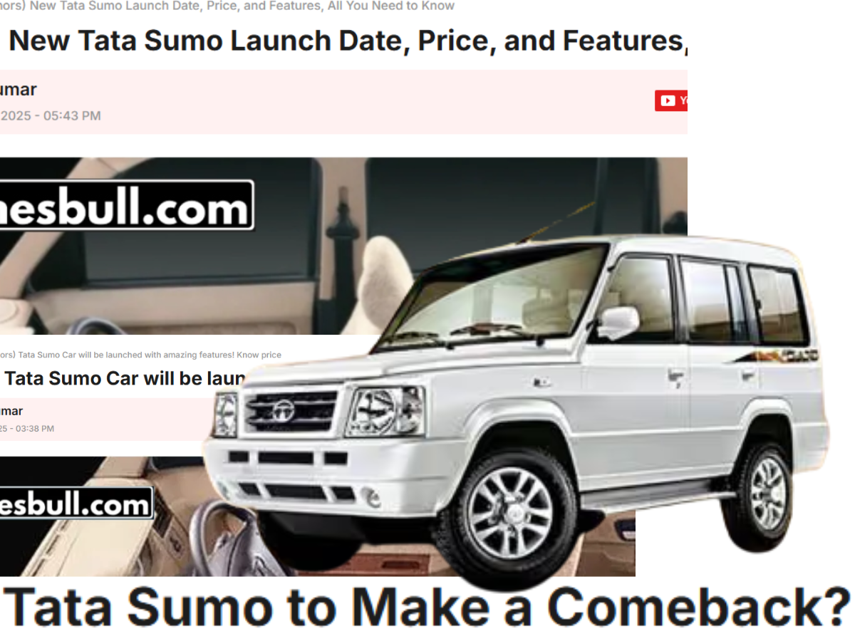 Shocking! Tata Sumo Comeback Confirmed? » MotorOctane