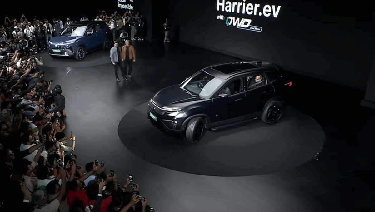 Tata Harrier EV Launched - True Land Rover DNA? » MotorOctane