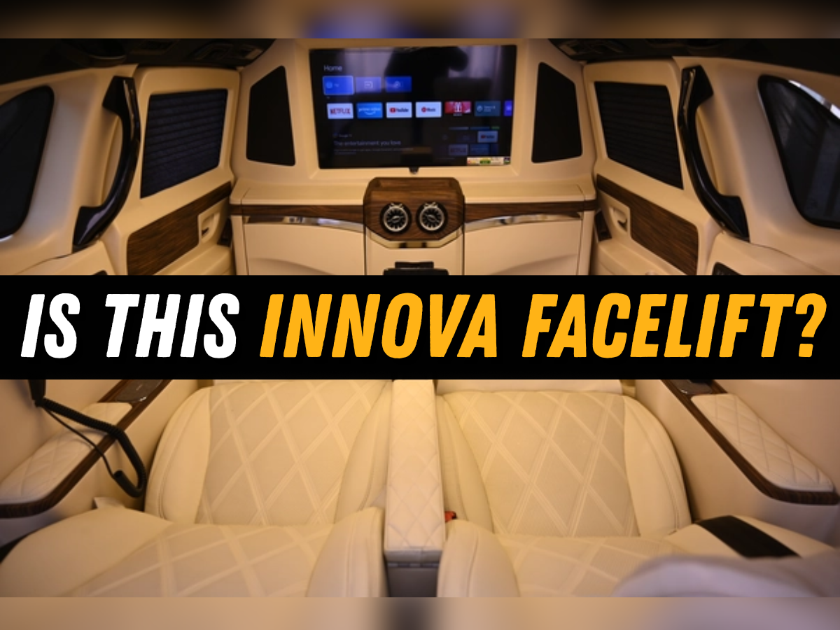 Upcoming Toyota Innova Facelift Is Finally Here? » MotorOctane